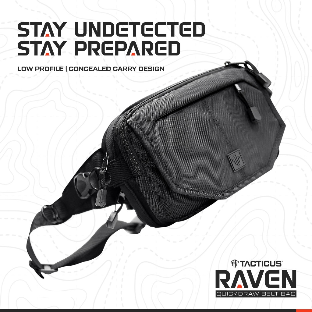 Tacticus RAVEN Quickdraw Belt Bag | Shopee Philippines