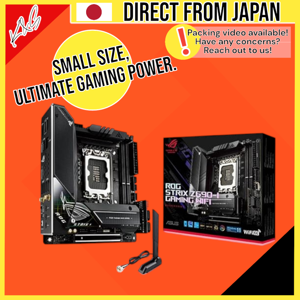 ASUS ROG Strix Z690-I Gaming WiFi (Intel 12th Gen CPU, LGA 1700) Mini ...