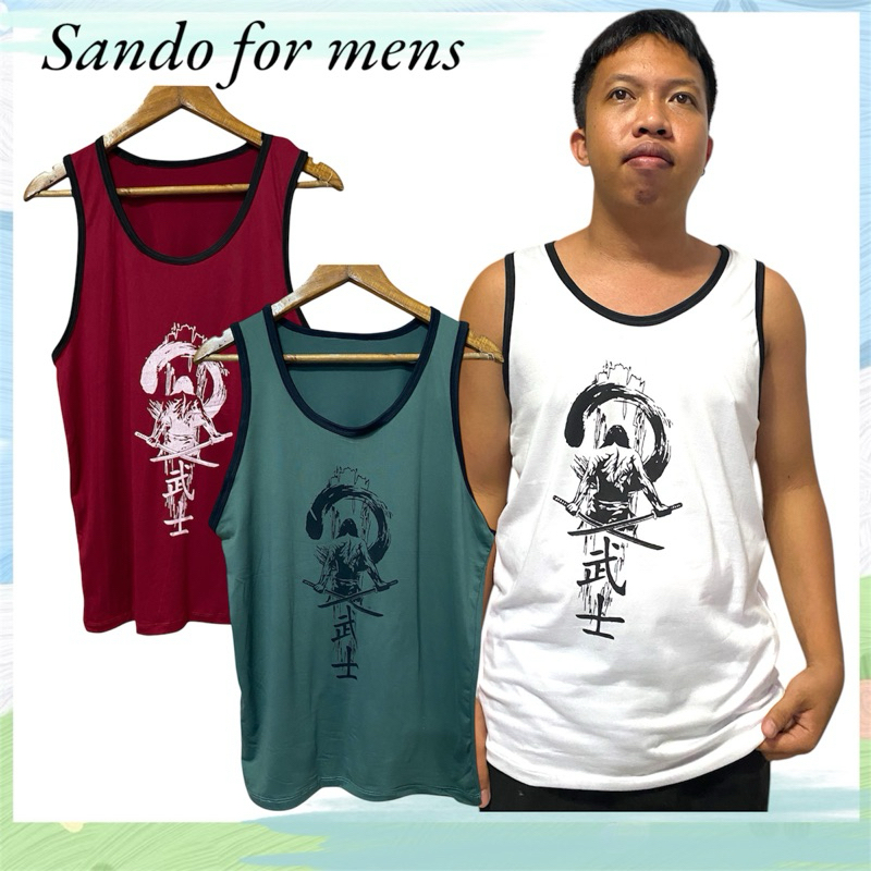 Tanks Sando mens new design | Shopee Philippines