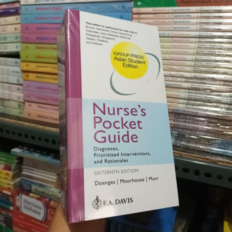 NURSE'S POCKET GUIDE 16TH EDITION ( BRAND NEW ) | Shopee Philippines