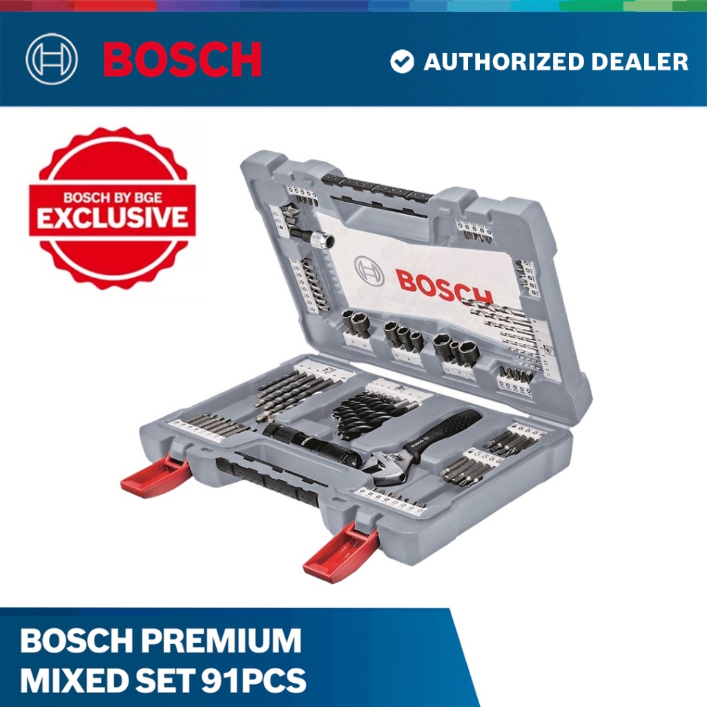Bosch Premium Mixed Set 91Pcs | Shopee Philippines