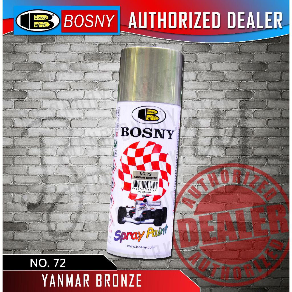 Bosny Spray Paint No.72 Yanmar Bronze | Shopee Philippines