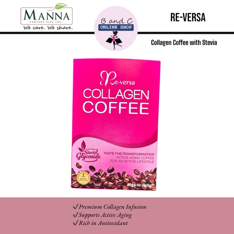 Manna Collagen Coffee 10sachets | Shopee Philippines