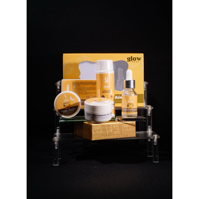 Glow Base Glass Skin Smoothing Set Facial Care | Shopee Philippines