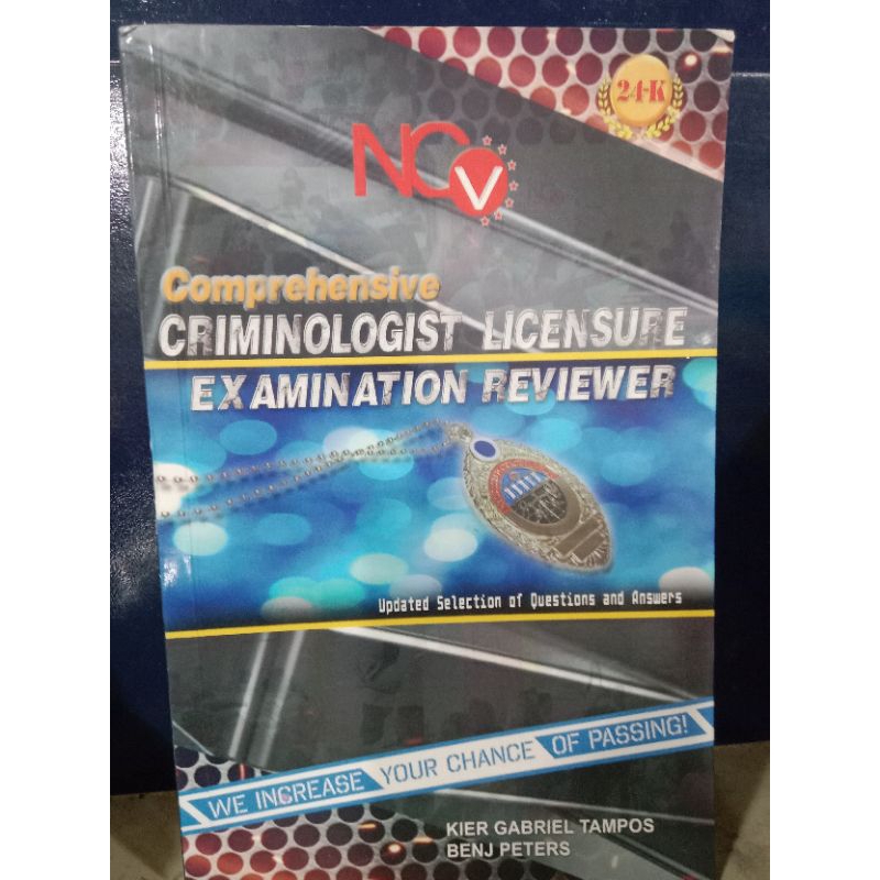 COMPREHENSIVE CRIMINOLOGIST LICENSURE EXAMINATION REVIEWER | Shopee ...
