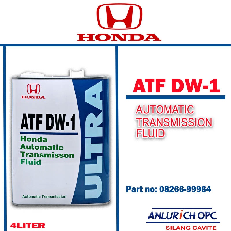 HONDA ULTRA ATF DW-1 4 Liters Automatic Transmisson Fluid | Shopee Philippines