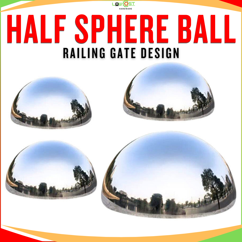 Stainless 201 Half Sphere Railing Gate Design Sphere Cover | Shopee ...