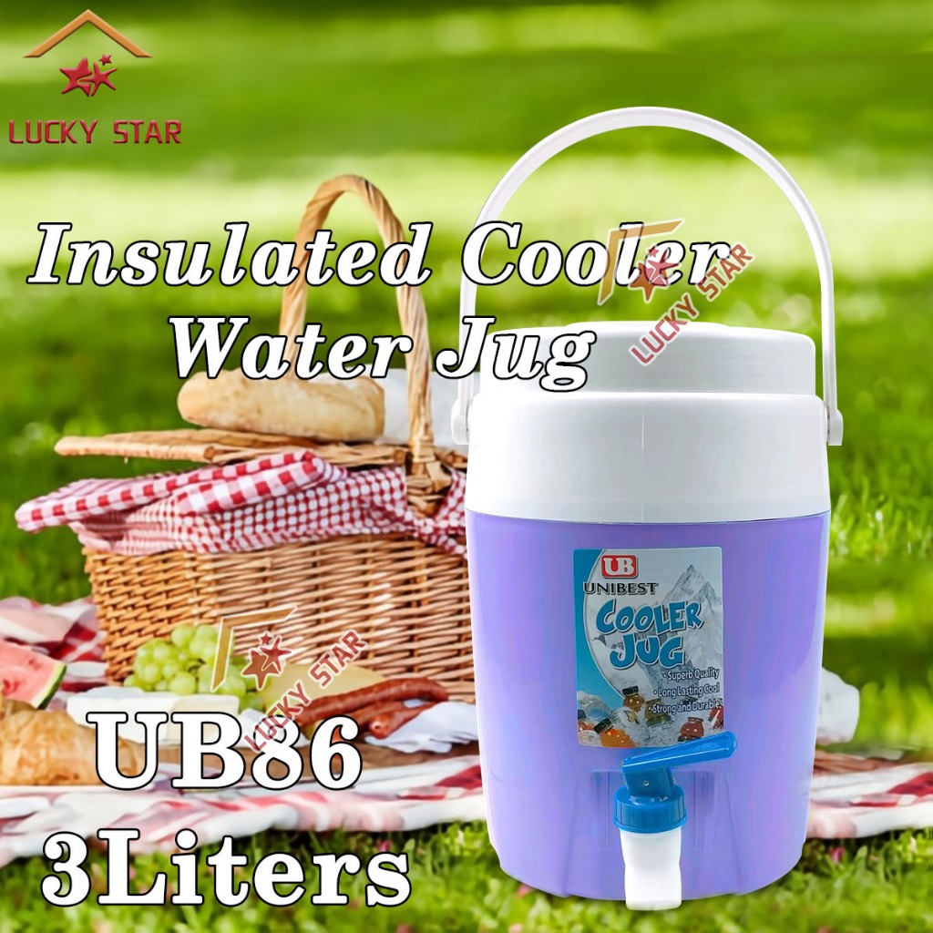 086# 3Liter Water Jug (Random Color) Outdoor Cooler Jug Water Container ...
