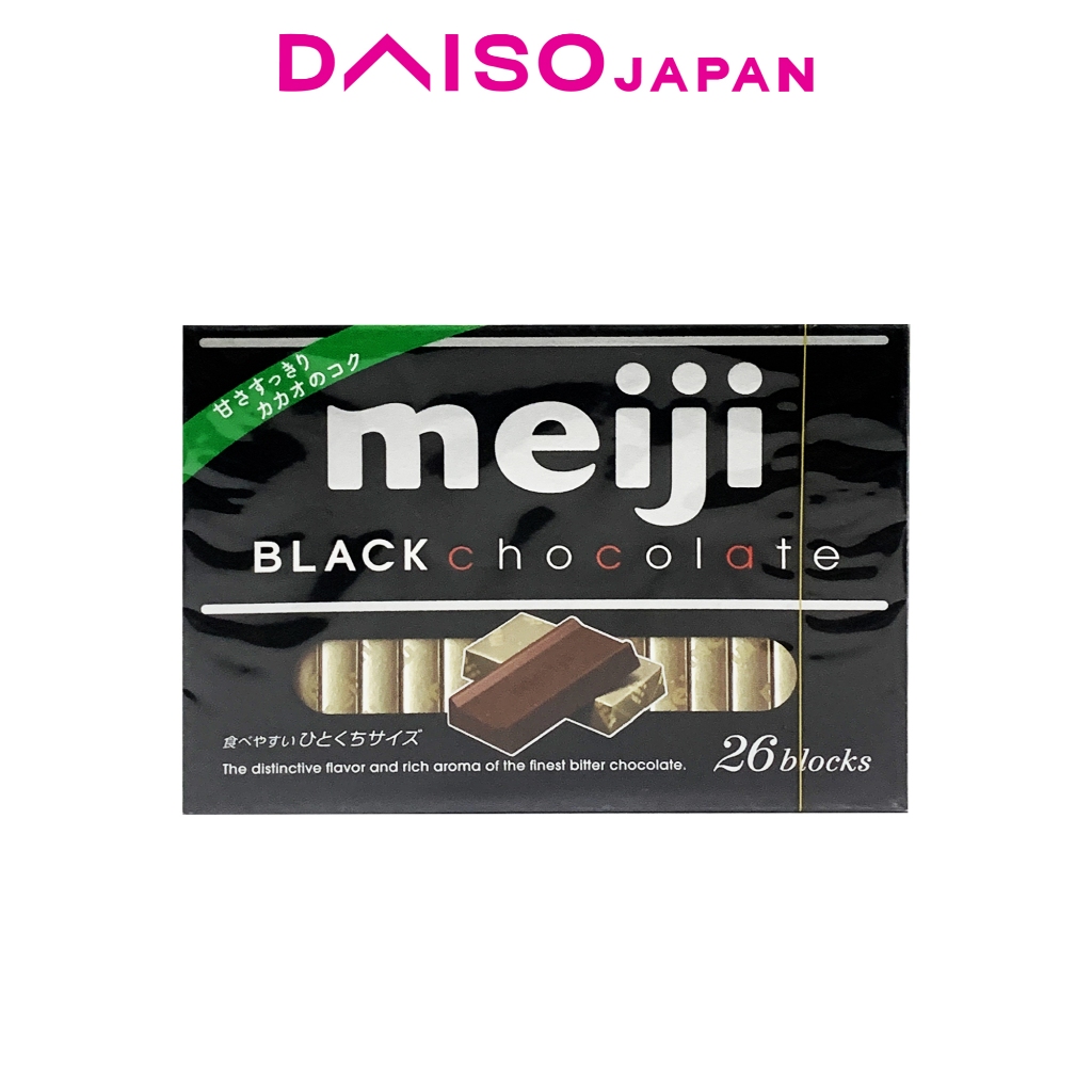 Daiso Meiji Black Chocolate (26 blocks) | Shopee Philippines