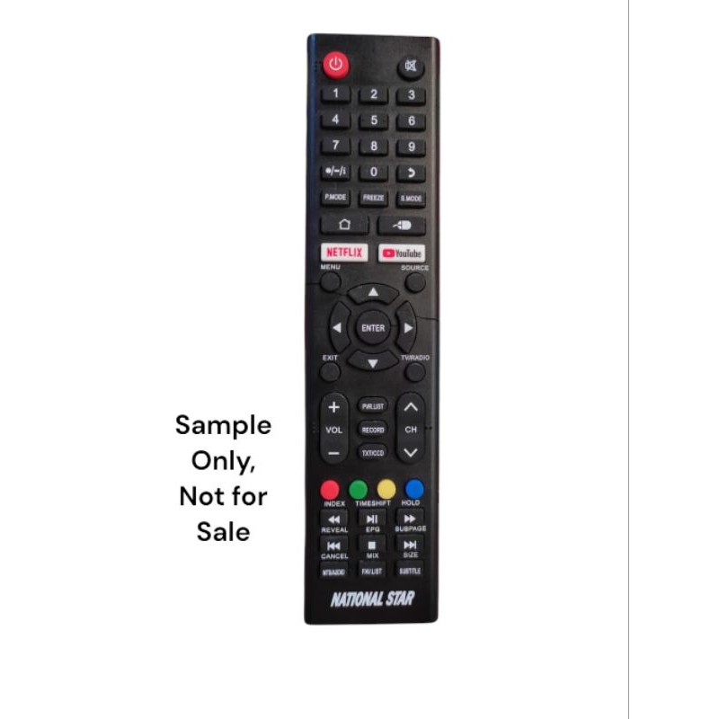 National Star Remote, Replacement Remote for National Star Smart TV ...