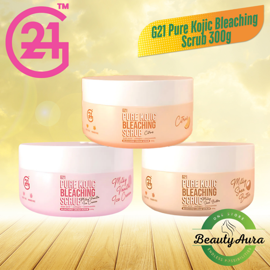 G21 Pure Kojic Bleaching Scrub 300g | Shopee Philippines