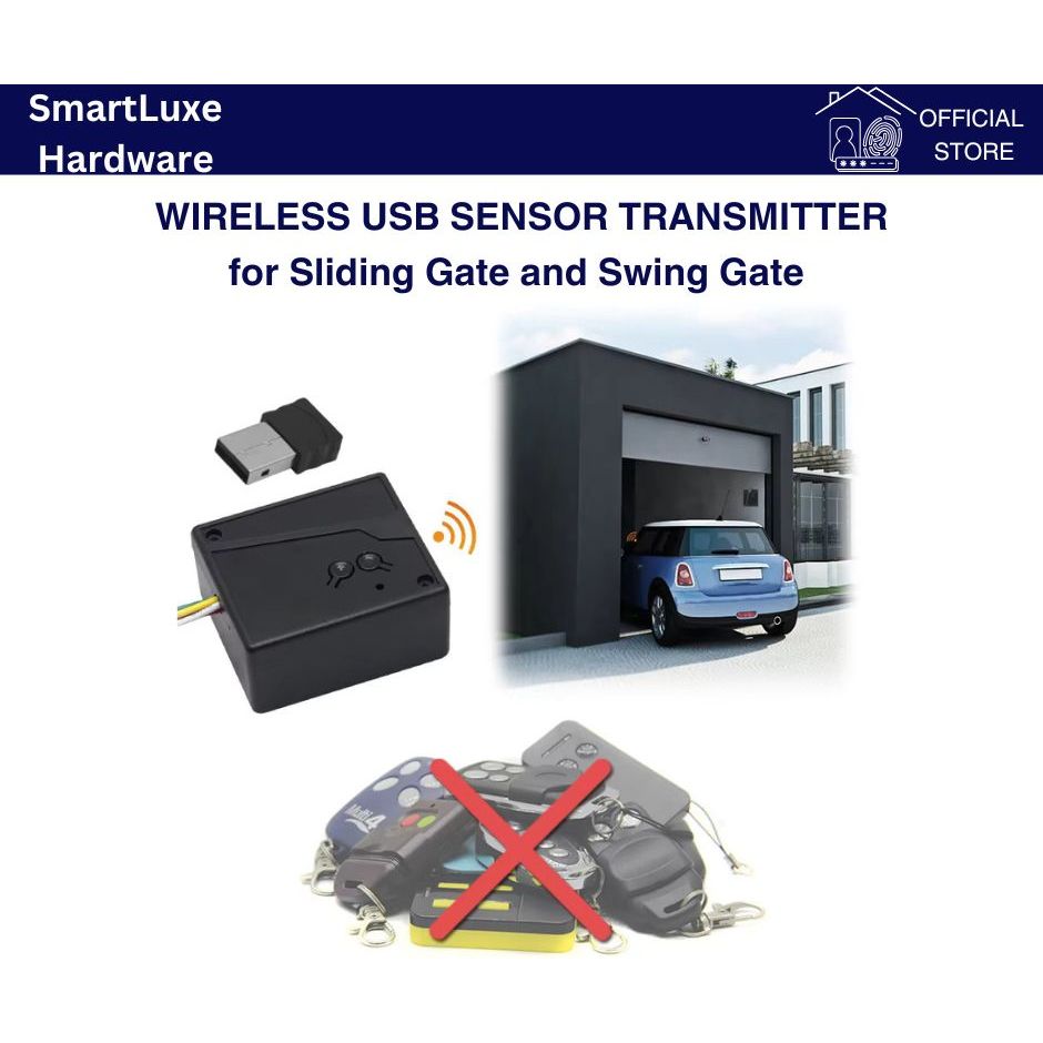 WIRELESS USB SENSOR TRANSMITTER for Sliding Gate and Swing Gate ...