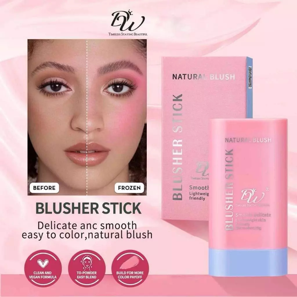 DW Makeup Blush Stick Hydrating Gloss Blusher For Lip & Cheek | Shopee ...