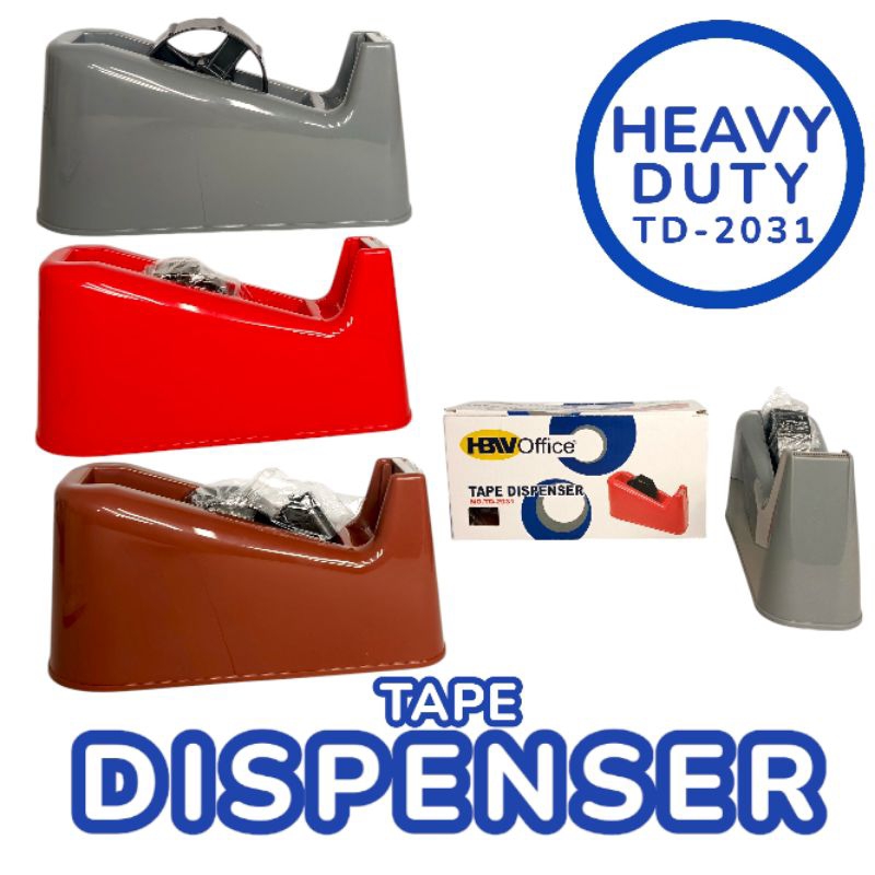 Big Tape Dispenser For Big Roll Tape 2mm/18mm/24mmHBW TD-2031 Assorted ...