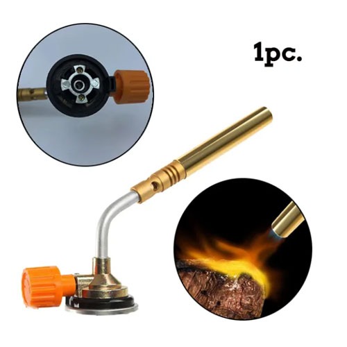 Flamethrower Butane Burner Gas Blow Torch Hand Ignition Camping Welding BBQ Tools | Shopee ...
