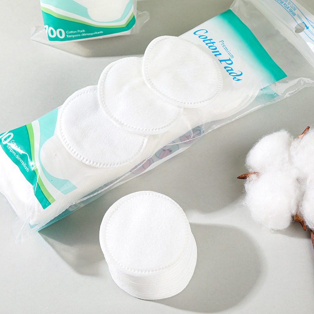 Makeup Remover Pads 100pcs/Pack Washable Rounds Cleansing Facial Cotton ...