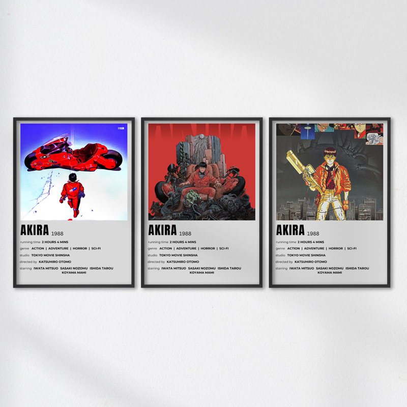 AKIRA ANIME POSTER (HIGH QUALITY PRINT) WALL DECOR, ART PRINT | Shopee ...