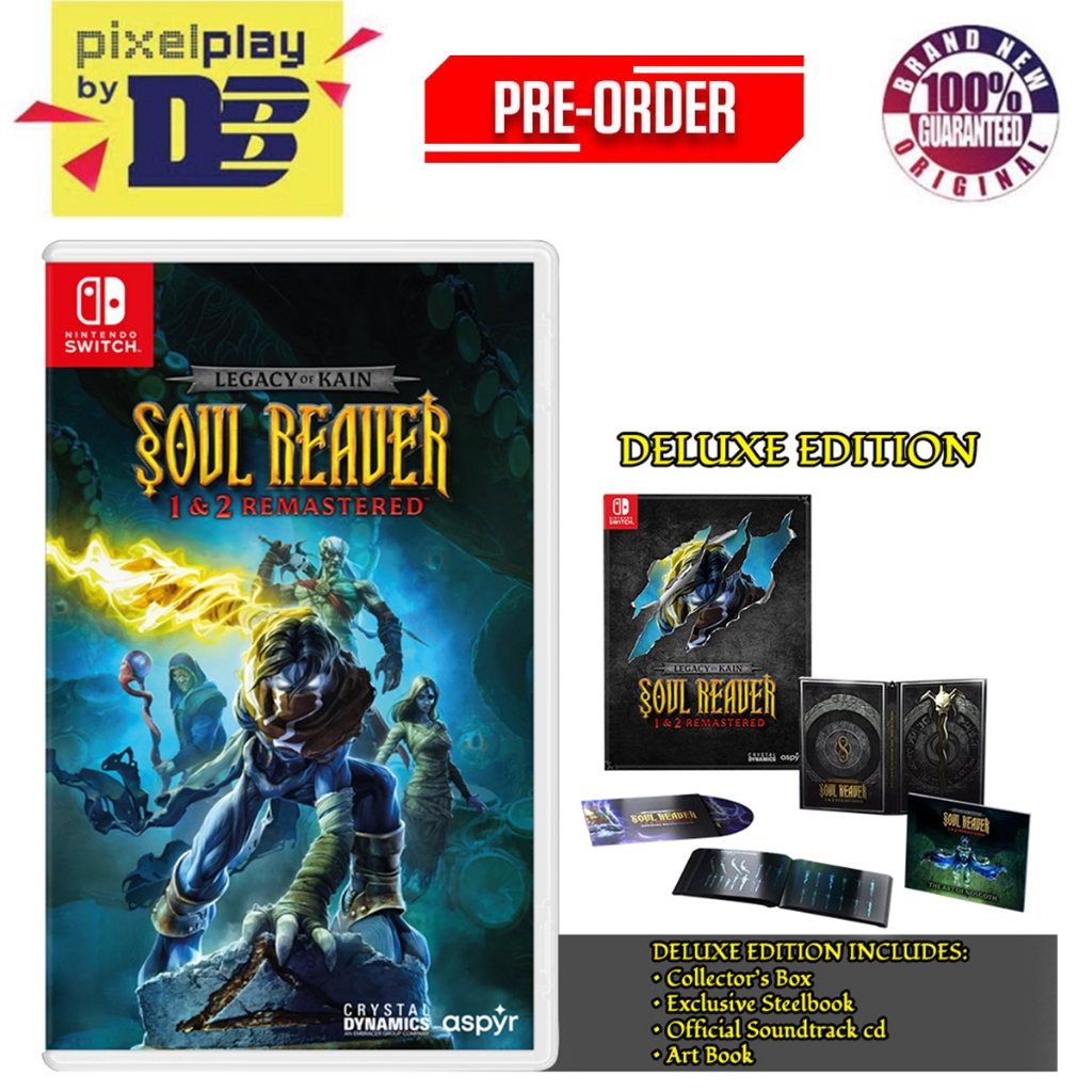 Nintendo Switch Legacy of Kain Soul Reaver 1&2 Remastered Deluxe Edition | Shopee Philippines