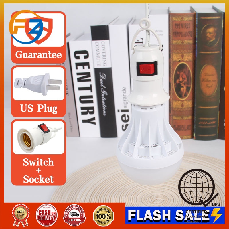 FZ E27 Lamp Bulb Holder LED Bulb Universal Socket Power With Switch ...