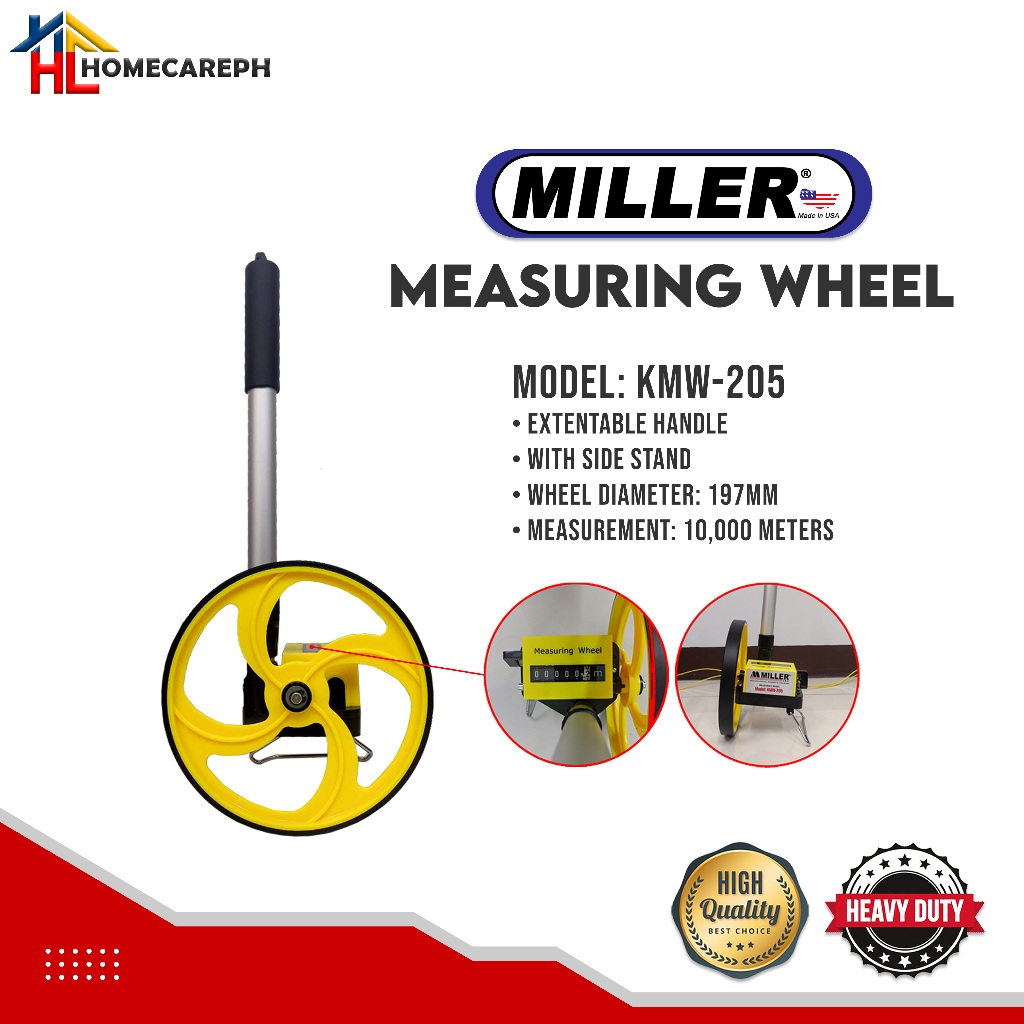 Miller Measuring Wheel 10000m KMW -205 | Shopee Philippines