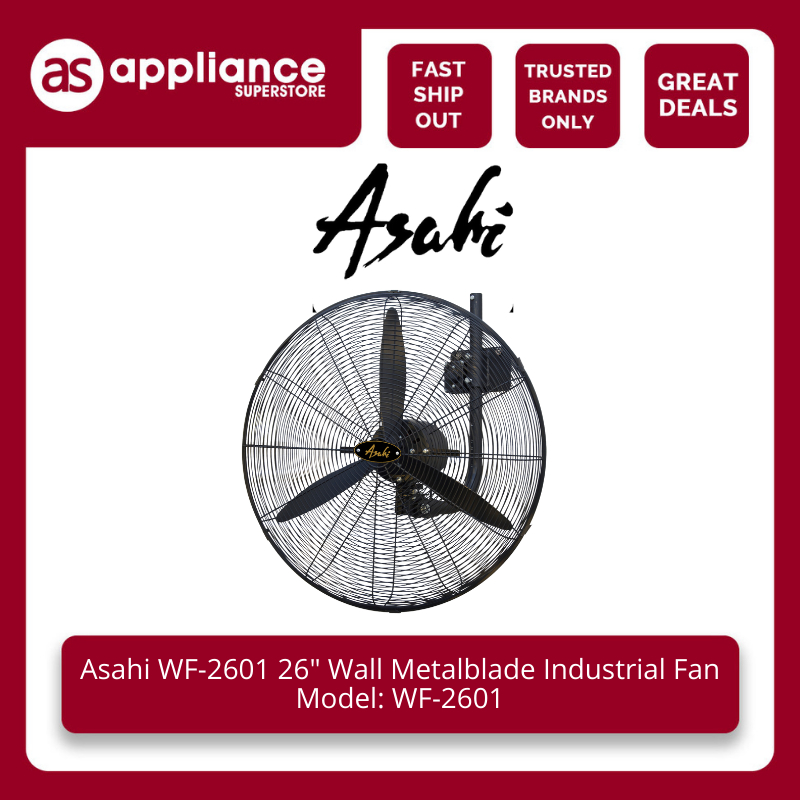 Asahi WF-2601 26" Wall Metalblade Industrial Fan | Shopee Philippines