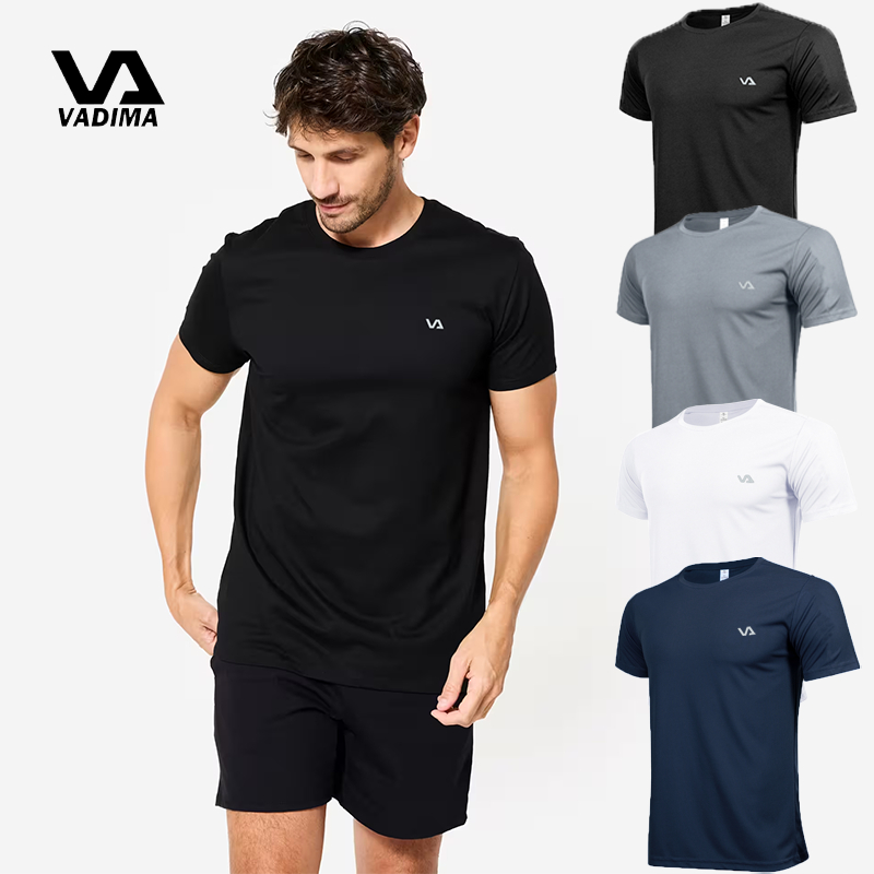 Vadima Men's round neck shirt unisex sports Breathable Gym Basketball ...