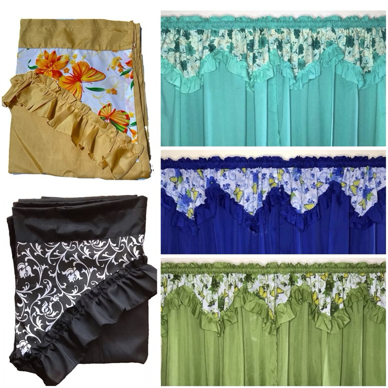 Plain Sheering Ordinary Curtain 6ft.( Pang bintana ) | Shopee Philippines