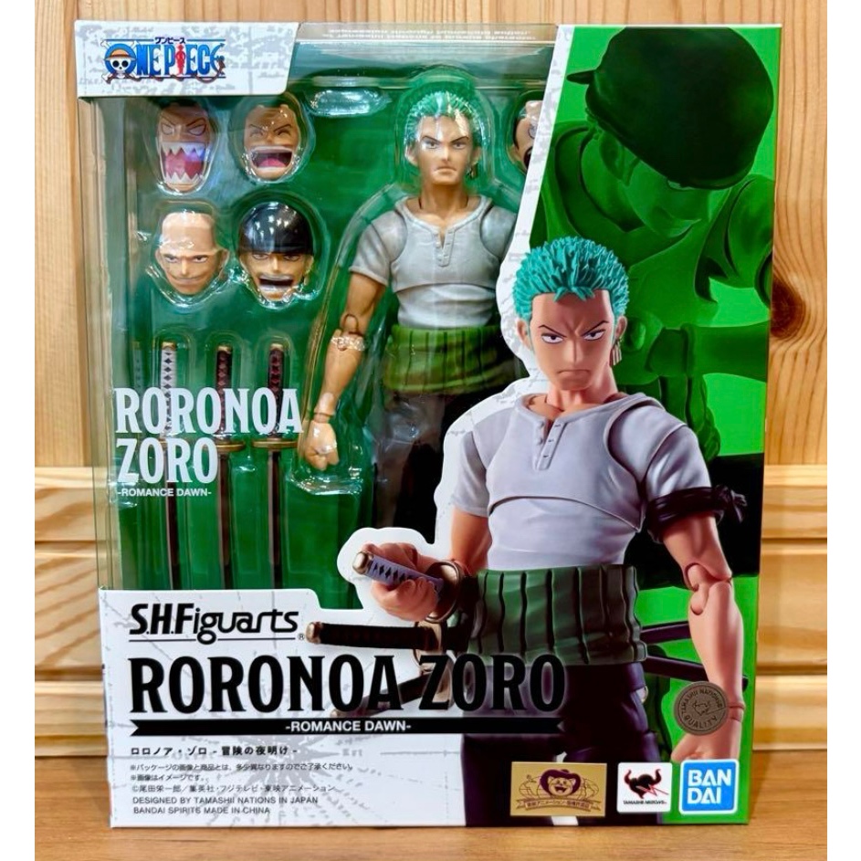 Authentic TAMASHII NATIONS S.H.Figuarts ONE PIECE Roronoa Zoro -Dawn of ...