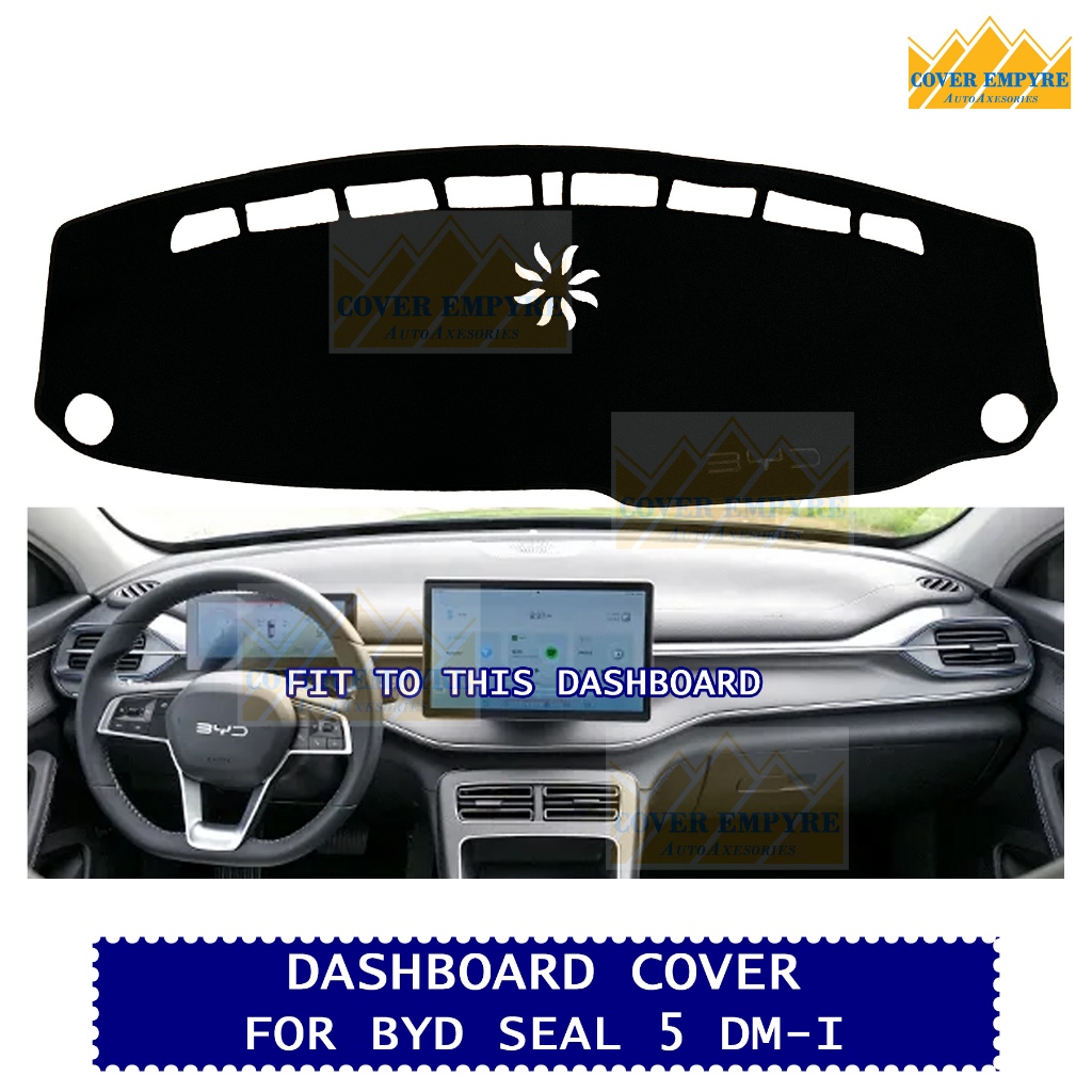 BYD Seal 5 2025 Non-Slip Dashboard Cover Mat Dash Cover Mat Sun Shield ...