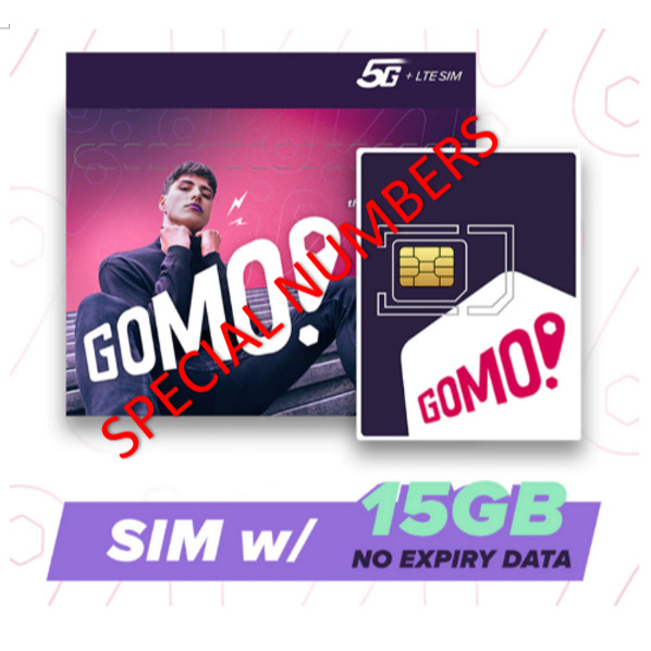 GOMO Sim 15GB No Expiry Special Numbers (Choose your number) | Shopee ...