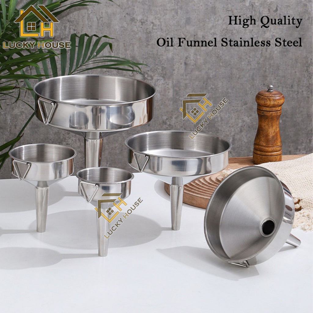 Multifunctional Oil Funnel Stainless Steel Funnel For Kitchen embudo ...