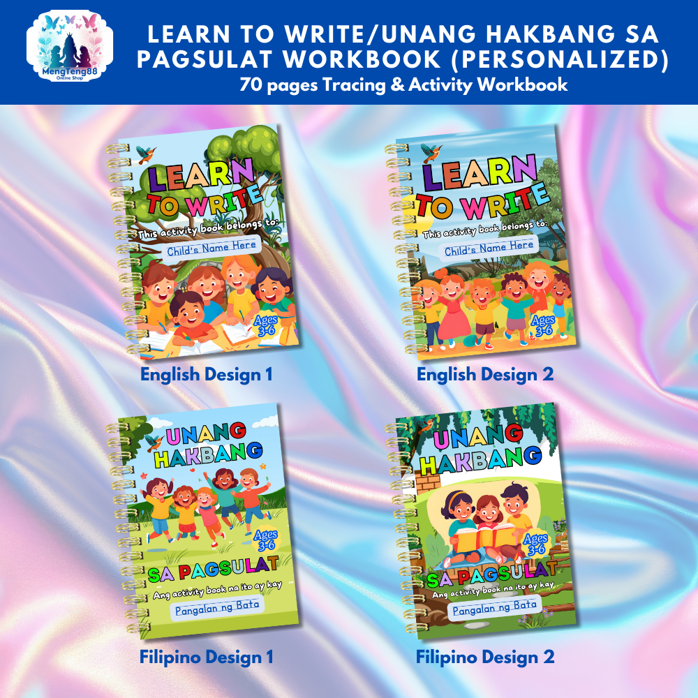 Learn to Write/Unang Hakbang Sa Pagsulat Tracing & Activity Workbook ...