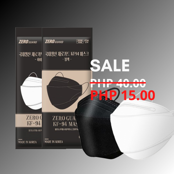 ZEROGUARD KF94 Face Mask FDA Certified Disinfection 3D Mask Made in Korea | Shopee Philippines