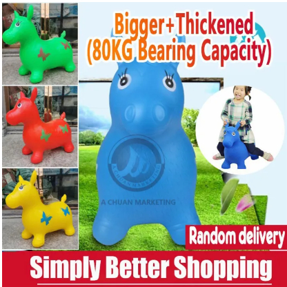 Bouncy Donkey Animal Kiddie Inflatable Toys Jumping Horse with ...