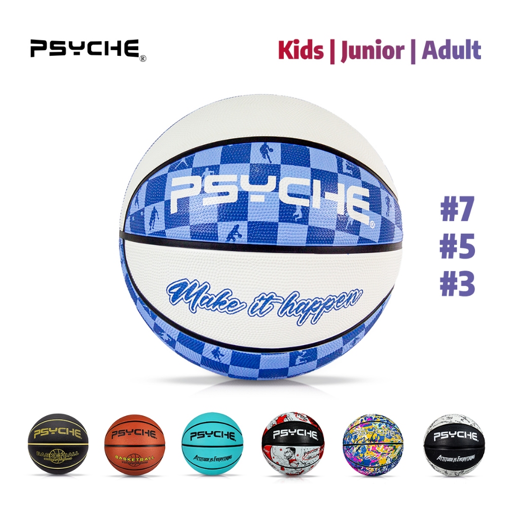 「Psyche」 Kids Basketball Ball Size 5 Size 7 Junior Size Small Size ...