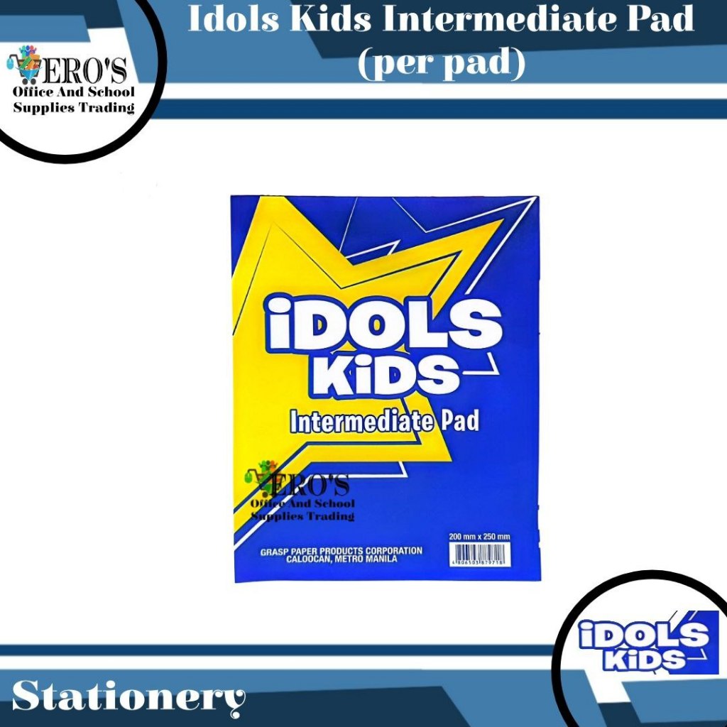 IDOLS Intermediate Pad Paper (1 pad) | Shopee Philippines