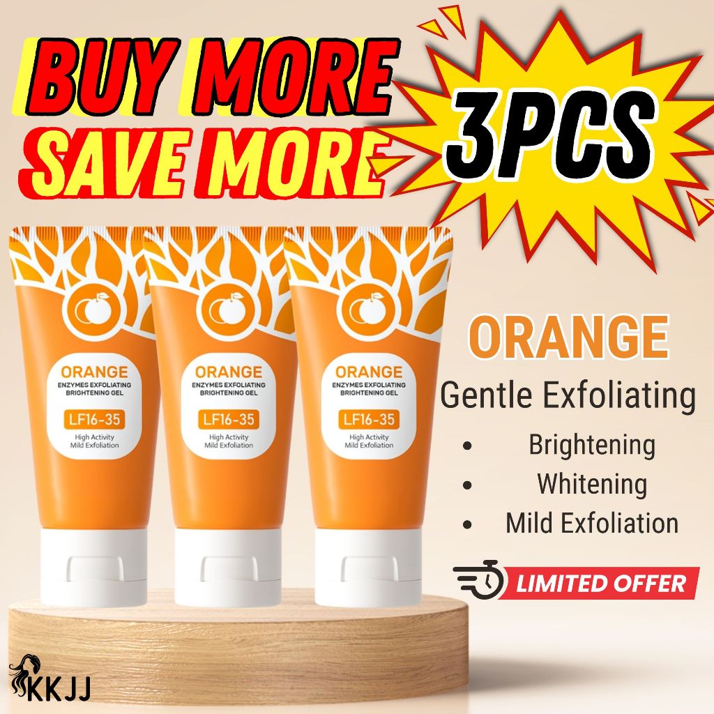 KKJJ Orange Enzymes Exfoliating Brightening Whitening Gel For Face 50g ...