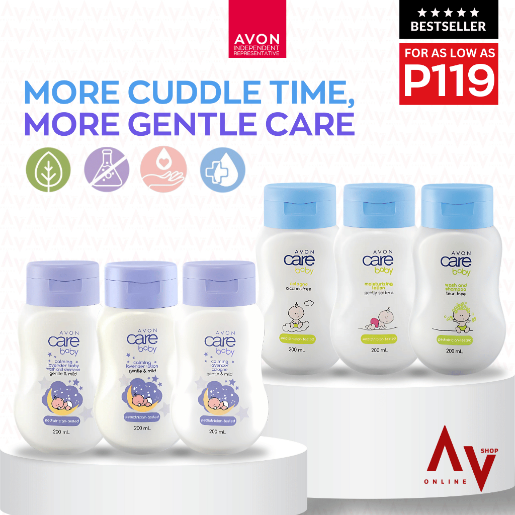 AVON Care Baby Cologne 200ml (Lotion, Wash & Shampoo) | Shopee Philippines