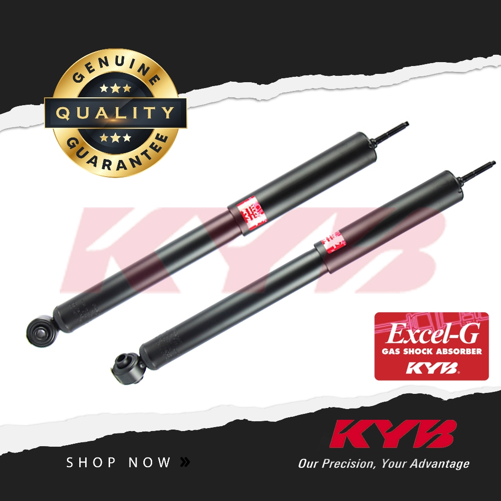 KYB KAYABA (2pcs) Excel-G Shock Absorber for Mitsubishi Pajero BK 2006-2021 - 349057 (Rear ...