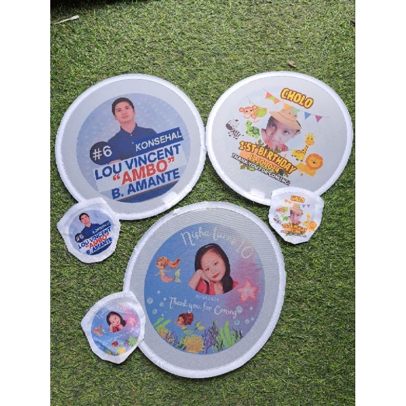 Customized Round Fordable Fan Sublimation for Giveaways Souvenirs 25pcs ...