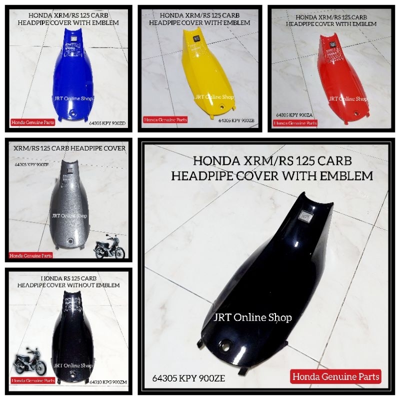 XRM / RS 125 Carb Genuine Original Headpipe Center Console Cover ...