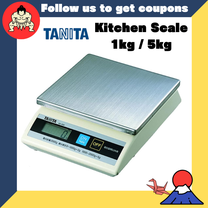 TANITA KD-200 Waterproof Digital Kitchen Scale (1kg/5kg) [Direct from Japan] | Shopee Philippines