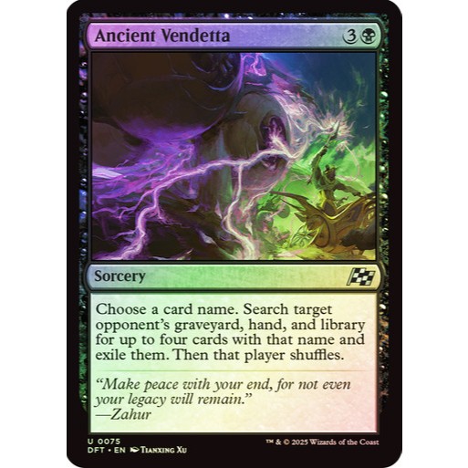 Ancient Vendetta - DFT - Uncommon - MTG Cards (WOTC) | Shopee Philippines
