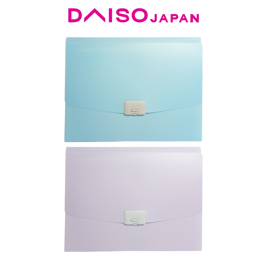 Daiso A4 Document File Envelope (with 13 pockets) | Shopee Philippines