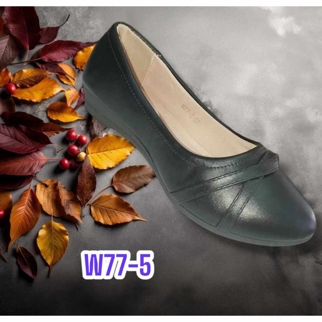Ladies Black Formal Casual Slip on WEDGE Shoes SIZE 35 TO 40 | W77 Series | Shopee Philippines
