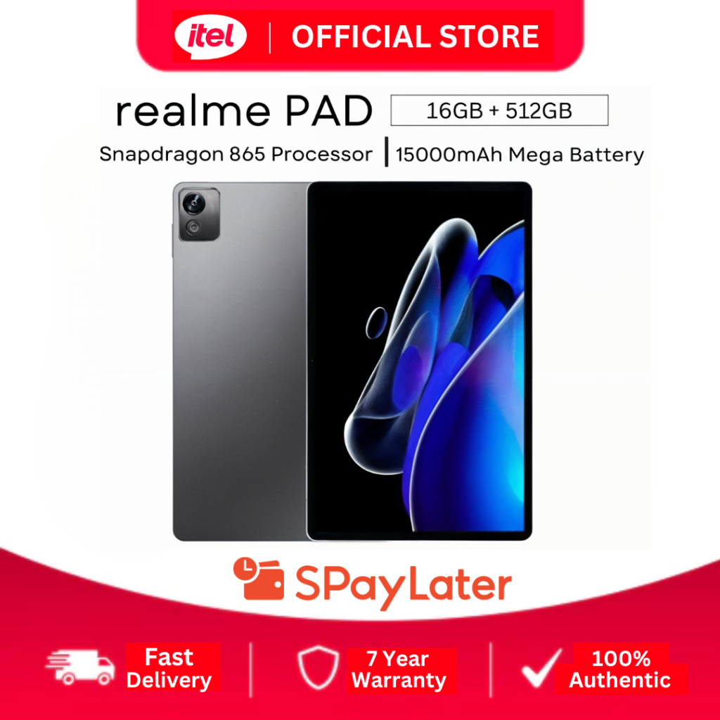 Realme P20 Tablets 12+512GB Android 10.0 Tablet 11.0inch HD Screen PC 5G Student learning ...