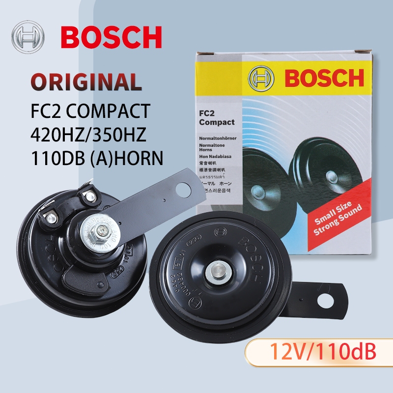 Bosch Horn FC2 Disc Compact 12 Volts 350Hz / 420Hz 111dB(A) For ...