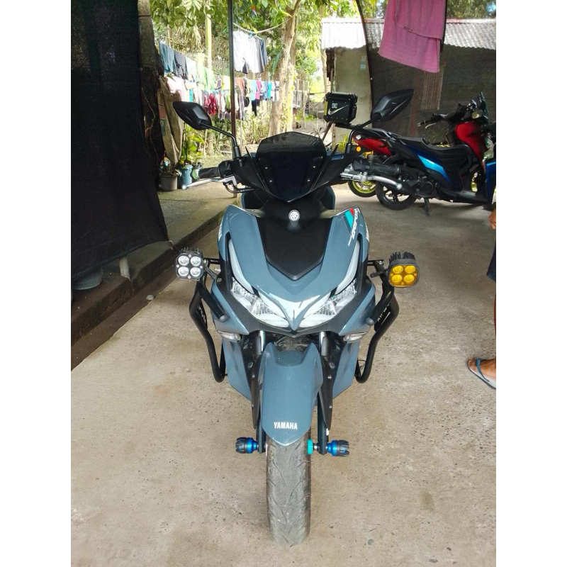 AEROX V1,v2,v3 CRASH GUARD WITH BUILT IN LED BRACKET CNC CUT POWDER ...