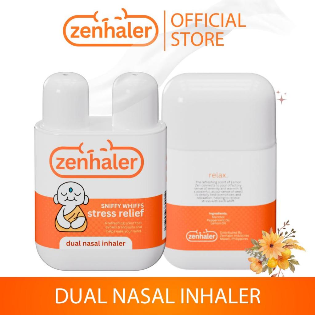 Zenhaler Stress Relief – Fast-Acting Dual Nasal Inhaler to Ease Tension ...