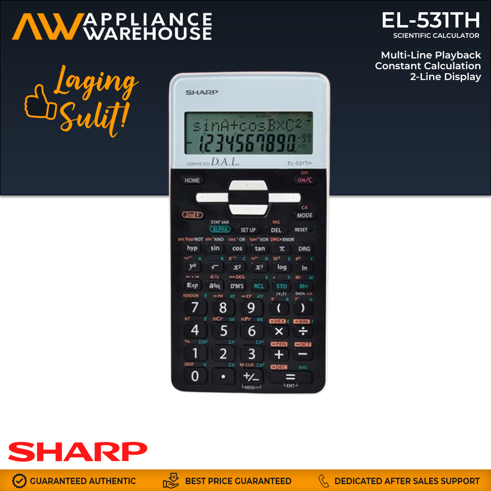 Sharp Scientific Calculator EL-531TH | Shopee Philippines